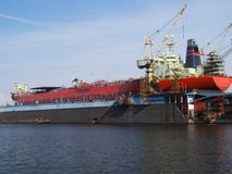 Shipyard stock image. Image of water, industry, shipping - 11913127