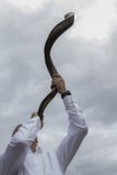 Blowing in shofar. stock photo. Image of communication - 3008532