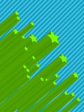 Diagonal Stars On Green Gradient Stock Illustration - Illustration of ...