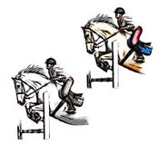 Show Jumping Vector Royalty Free Stock Images - Image: 35917609