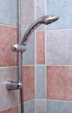Shower stock image. Image of close, motion, blue, interior - 2140177
