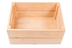 Wooden Box Or Crate Top View Isolated Stock Image - Image: 39922275