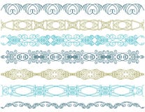 Siete Líneas Decorativas, Vector Ilustración del Vector - Ilustración ...