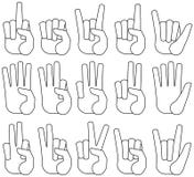 Cartoon Fat People Icons Stock Photography - Image: 21309692