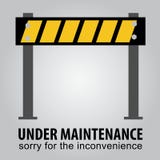 Simple Sign, Under Maintenance Stock Vector - Image: 52564510