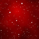 Simple Red Starry Night Sky Background With Falling Star Tail Stock ...
