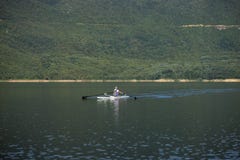 Single Rower At Sunrise Stock Photos - Image: 7060693