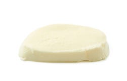 Single Slice Of Cheese Isolated Stock Photo - Image: 68559070