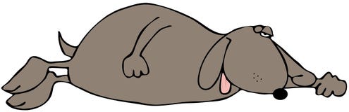 Cartoon Sleeping Dog Stock Illustrations – 1,070 Cartoon Sleeping Dog ...