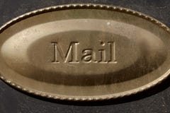 Vintage Old Fashion Mail Box's Stock Photo - Image of mailing, locks ...