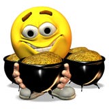 Vrouwelijke Smiley Zegt Einde Stock Illustratie - Illustratie bestaande ...