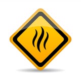 Smoke hot vector icon stock vector. Image of flat, cloud - 88703852