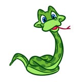 Cartoon Snake Eat Cake Royalty Free Stock Image - Image: 33049356