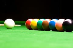 Snooker Ball Colours Stock Photography - Image: 10746052