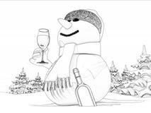 Drunk Snowman Stock Illustrations – 34 Drunk Snowman Stock ...