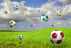 Falling Soccer Balls Stock Images - Download 14 Photos