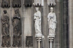 Statues At Cologne Cathedral Stock Photo - Image of cologne, religion ...