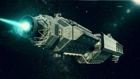 Spaceship Rear View stock photo. Image of museum, rear - 200140