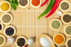 Rings with spices stock image. Image of coriander, herb - 35036617