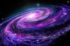 Spiral Galaxy In Deep Space Stock Illustration - Image: 41086062