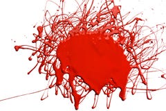 Red paint splodge stock illustration. Illustration of paint - 2767534
