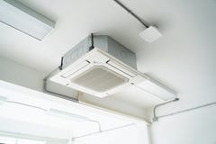 Ceiling Type Hanging Air Conditioner Unit Stock Image - Image of down ...