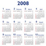 Calendar Page December 2008 Royalty Free Stock Photo - Image: 6228435