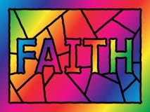 Love Truth Faith Hope Stained Glass Window Stock Image - Image: 36554191