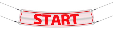 Start Banner Stock Vector - Image: 70707847