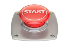 Start button, 3d red. stock vector. Image of illustration - 13319456