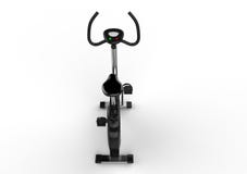 Top View Of Stationary Exercise Horizontal Bike Isolated Stock ...