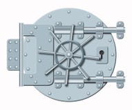 Night Depository Vault At A Bank (generic) Royalty Free Stock Image ...