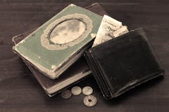 Still Life Wallet Stock Photos - Royalty Free Stock Images