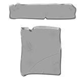 Set Of Cartoon Buttons Vector Gui Elements Stock Vector - Illustration ...