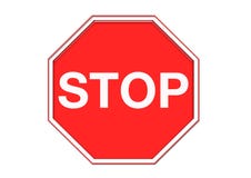 Six Sided Stop Sign Stock Photo - Image: 10582490