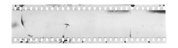 Strip Of Old Negative Celluloid Film With Dust And Scratches Stock ...