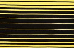 Black And Yellow Striped Fabric Royalty Free Stock Image - Image: 191356