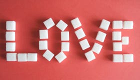 I Love Sugar Royalty Free Stock Image - Image: 16844366