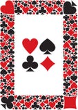 Playing Cards Suits Border 3D Royalty Free Stock Image - Image: 33012506