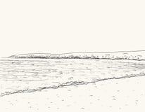 Seascape Pencil Drawing Stock Images - Image: 19977014
