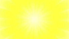 Radial Sunshine Loop stock video. Video of animation - 35370103