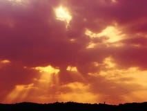 Lake sunset stock photo. Image of vivid, sunrise, skies - 1051562