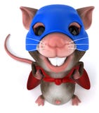 Superhero rat stock vector. Illustration of clipart, strength - 44936309