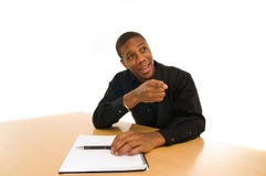 Agitated man stock image. Image of african, confused, student - 6568447