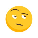 Suspicious Smile Icon Vector Sign And Symbol Isolated On White ...