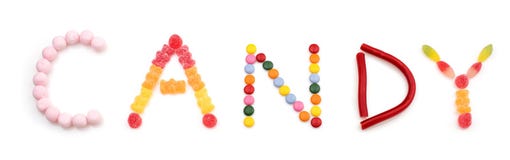 Sweet word made with food. stock vector. Illustration of food - 50284882