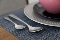 Room Service Table Set Up stock photo. Image of hotel - 6685914