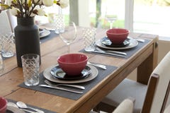 Room Service Table Set Up stock photo. Image of hotel - 6685914