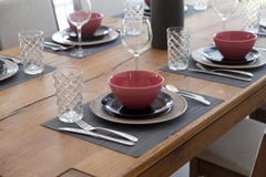 Room Service Table Set Up stock photo. Image of hotel - 6685914