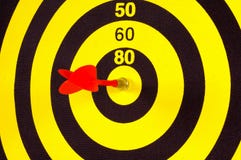 Hit The Target stock photo. Image of conceptual, business - 176284